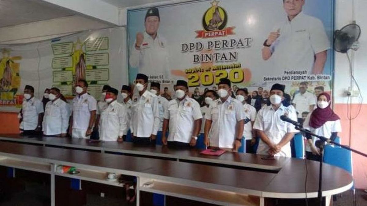 Ketua DPD Perpat Bintan Lantik Pengurus DPC Bintan Pesisir dan Toapaya