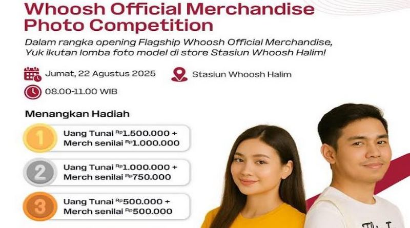 KCIC Gelar Lomba Foto Whoosh Merchandise Berhadiah Jutaan Rupiah**